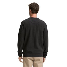 Tom Tailor Herren Tom Tailor Strickpullover mit B&uuml;ndchen schwarz L