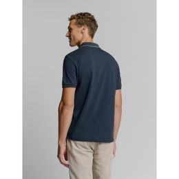 NO EXCESS Herren NO EXCESS Poloshirt &raquo; Poloshirt Polo Liquid Finished Cotton&laquo; blau M