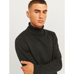 Jack & Jones Jack & Jones Herren Rollkragenpullover &raquo;JJEBASIC mit hohem Tragekomfort&laquo; unifarben, modisch, regular fit, Baumwolle, Rollkragen gr&uuml;n XS
