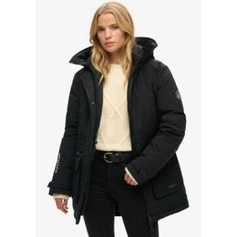 Superdry Damen Steppjacke &raquo;CITY PADDED PARKA JACKET&laquo; mit Kapuze schwarz XS