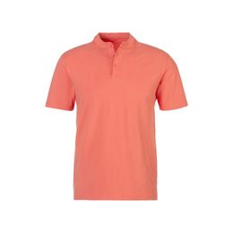 John Devin Herren Poloshirt &raquo;mit Stehkragen,&laquo; Regular-Fit, aus Baumwoll-Piqu&eacute; orange S (44/46)