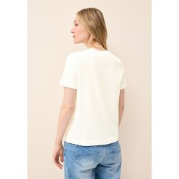 Cecil Damen T-Shirt mit Wording wei&szlig; XS (36)