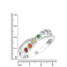 Firetti Damen Fingerring &raquo;Schmuck Geschenk Silber 925 Silberring Croise&laquo; mit Zirkonia (synth.) silber