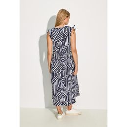 Cecil Jerseykleid Sommerkleid mit Print universal blue XS (36) - N-Gr N-Gr XS (36) Midi-Kleid von Cecil