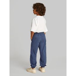 Calvin Klein Jeans Jungen Sweathose &raquo;ESSENTIAL WOVEN CARGO PANTS&laquo; f&uuml;r Kinder bis 16 Jahre mit Logo-Print blau 14 (164), N-Gr