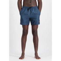 Alpha Industries Herren Shorts &raquo;Label Swim Short&laquo; blau XS, Normalgr&ouml;&szlig;en