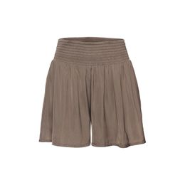 Lascana Damen Lascana Webshorts aus softer Satinqualit&auml;t, kurze Hose, Sommerhose, modisch und elegant gr&uuml;n 34, N-Gr