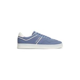 Tommy Jeans Herren Sneaker &raquo;THE GREENWICH MIX MEDIA&laquo; , Freizeitschuh, Halbschuh, Schn&uuml;rer mit Logo an der Schuhzunge blau 42