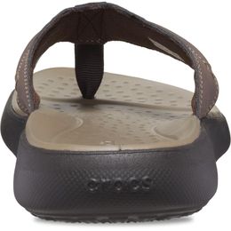Crocs Herren Zehentrenner &raquo;Yukon Vista II Flip&laquo; Sandale, Sommerschuh mit Ziernaht braun 48
