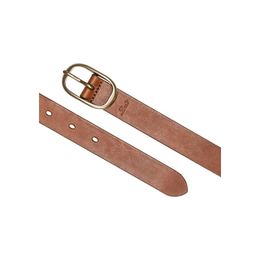 Levi's Levi's Damen Lederg&uuml;rtel &raquo;WOMEN'S CHARLIE BELT&laquo; mit Logopr&auml;gung braun