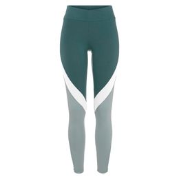 active by Lascana Lascana Active Damen LASCANA ACTIVE Sporthose Sportleggings aus elastischer Baumwolle gr&uuml;n XS (32/34), N-Gr