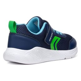 Geox Jungen Sneaker &raquo;J SPRINTYE BOY&laquo; , Klettschuh, Freizeitschuh, Jungenschuh mit elastischen Schn&uuml;rsenkeln gr&uuml;n 29