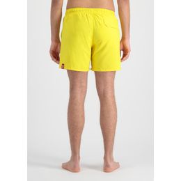 Alpha Industries Damen Shorts &raquo;Basic Swim Short&laquo; gelb S, Normalgr&ouml;&szlig;en