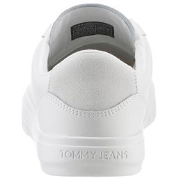 Tommy Jeans Damen Plateausneaker &raquo;TJW CUPSOLE SNEAKER ESS&laquo; mit Logoaufn&auml;her an der Zunge, Freizeitschuh, Halbschuh, Schn&uuml;rschuh beige 36
