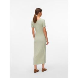 MAMALICIOUS Damen Jerseykleid &raquo;MLTRINITY TESS SS JRS MIDI DRESS 2F NOOS&laquo; Sommerkleid beige L (40), N-Gr