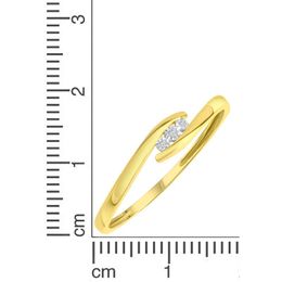 Firetti Damen Goldring &raquo;Schmuck Geschenk Gold 375 Damenring Goldring&laquo; mit Diamanten gold