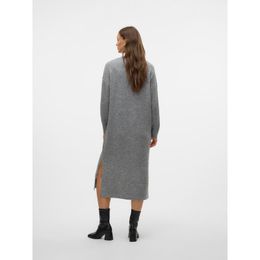 V&eacute;ro Moda Vero Moda Damen Strickkleid &raquo;VMJUPITER LS V-NECK CALF DRESS BF&laquo; grau XS, N-Gr