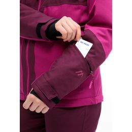 Maier Sports Skijacke »INA« Damen Winterjacke, wasserdicht, 5 RV-Taschen und Kapuze, Regular fit magenta 36 36 Skijacke mit warmer Isolation –...