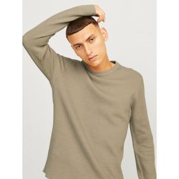 Jack & Jones Jack & Jones Herren Rundhalspullover &raquo;JJEPERFECT &ndash; Pullover mit pflegeleichter Qualit&auml;t, Structure Fit&laquo; unifarben, modisch, regular fit, Strick, 
