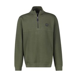 Lerros Sweater mit Troyer-Reißverschluss NORDIC OLIVE S S Troyer für Herren von Lerros