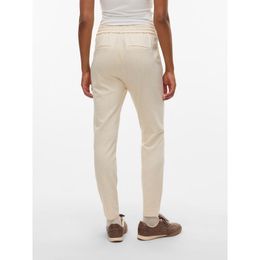 V&eacute;ro Moda Vero Moda Damen &raquo;VMEVA MR LOOSE STRING PANT GA NOOS&laquo; hinten mit elastischem B&uuml;ndchen beige S (36), L&auml;nge 30