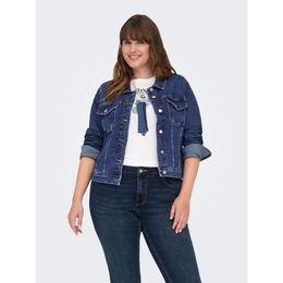 Only Carmakoma Damen Only CARMAKOMA Jeansjacke &raquo;CARWESPA LS DBD JACKET DNM&laquo; blau 42