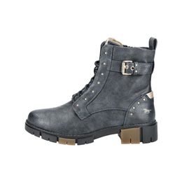 Mustang Shoes Damen Schn&uuml;rstiefelette &raquo; Stiefelette Lederimitat&laquo; blau 38
