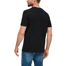 s.Oliver T-Shirt aus atmungsaktiver Baumwolle black M M T-Shirt von s.Oliver Red Label