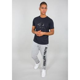 Alpha Industries Herren Jogginghose &raquo;Big Letters Jogger&laquo; grau 3XL, Normalgr&ouml;&szlig;en