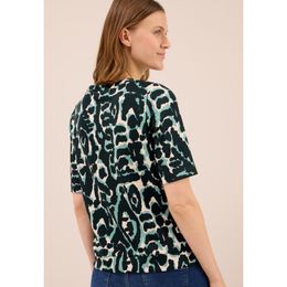 Cecil Damen T-Shirt mit All-Over Print XS (36)