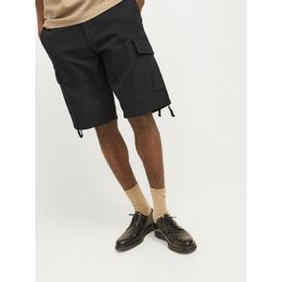 Jack & Jones Jack & Jones Herren Cargoshorts &raquo;JPSTCOLE BARKLEY JJCARGO SHORTS SN&laquo; mit Cargo Taschen schwarz S, N-Gr