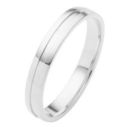 Firetti Unisex Trauring &raquo;Schmuck Geschenk Gold 750 Hochzeit Ehering "LIEBE"&laquo; Made in Germany, wahlweise mit oder ohne Brillant wei&szlig;
