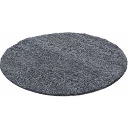 Ayyildiz Teppiche Hochflor-Teppich &raquo;Life Shaggy 1500&laquo; rund 30 mm H&ouml;he auch in rechteckig, Wohnzimmer, Langflor, gro&szlig;e Farbauswahl grau Kunstfaser