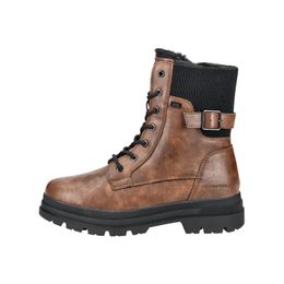 Tom Tailor Damen Tom Tailor Schn&uuml;rstiefelette &raquo; Stiefelette Lederimitat&laquo; braun 37