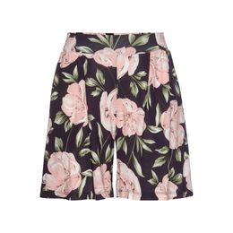 s.Oliver Damen s.Oliver Shorts mit Bindeband am Bund, im Blumenprint, kurze Hose bunt 34, N-Gr