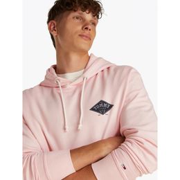 Tommy Jeans Herren Kapuzensweatshirt &raquo;TJM RLX VARSITY GRAPHICS HOODIE&laquo;, mit gro&szlig;em R&uuml;ckenprint rosa M