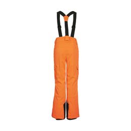 Killtec Jungen Skihose &raquo;KSW 128 BYS SKI PNTS&laquo; Wasserdichte Skihose f&uuml;r Kids mit abnehmbaren Tr&auml;gern und Stauraum orange 176, Normalgr&ouml;&szlig;en