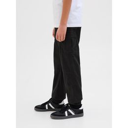Jack & Jones Jack & Jones Junior Jungen Cargohose &raquo;JPSTKANE JJJONNIE CUFFED CARGO JNR&laquo; schwarz 158, N-Gr