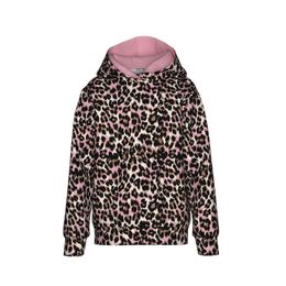 TRIGEMA Kinder Kapuzensweatshirt &raquo;TRIGEMA Hoodie mit Allover-Leo-Print&laquo; 152