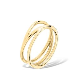 Liebeskind Berlin Damen Fingerring &raquo;Schmuck Geschenk Edelstahl Ring The Melting Organic&laquo; gold