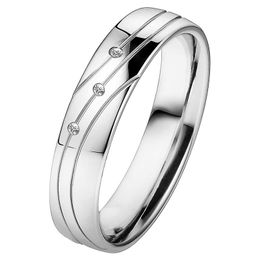 DOOSTI Kinder DOOSTI Trauring &raquo;Schmuck Geschenk Silber 925 Trauring Ehering Partnerring LIEBE&laquo; Made in Germany, wahlweise mit oder ohne Brillanten 