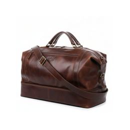 SID & VAIN SID & VAIN Leder-Reisetasche echt Leder Weekender groß | Ledertasche braun KINGSTON in braun | Gr.: onesize