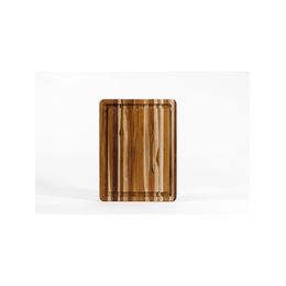 TEAKHAUS Traditionelles Schneidebrett, S | Gr.: onesize