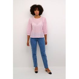 Kaffe Langarm-Bluse KAloren Regular fit in Pink Mist | Gr.: 42