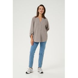 Kaffe Kurzarm-Bluse KAmia Regular fit in Steeple Gray | Gr.: 42