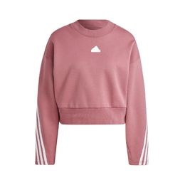 Adidas Sweatshirt W FI 3S CREW,PNKSTR FTWWHT in Rose | Gr.: M