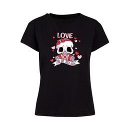 F4NT4STIC Ladies Box Tee Anti Valentinstag LOVE is in the air in schwarz | Gr.: XL