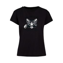 F4NT4STIC Box Tee K&auml;tzchen You Gotta Be Kitten Me! in schwarz | Gr.: XL