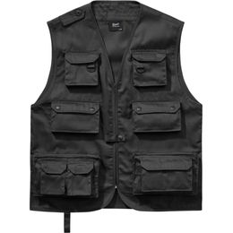 Brandit Weste "Hunting Vest" in Schwarz | Gr.: L