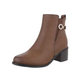 Ital-Design High Heel in Hellbraun | Gr.: 38